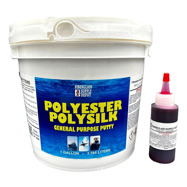 POLYSILK General Purpose Polyester Marine Filler Putty (Fairing ...