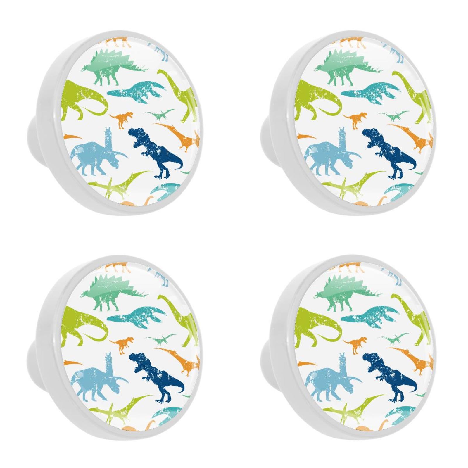4 Pcs Dinosaur Knobs for Kitchen Cabinet Cupboard Dresser Bookcase ...