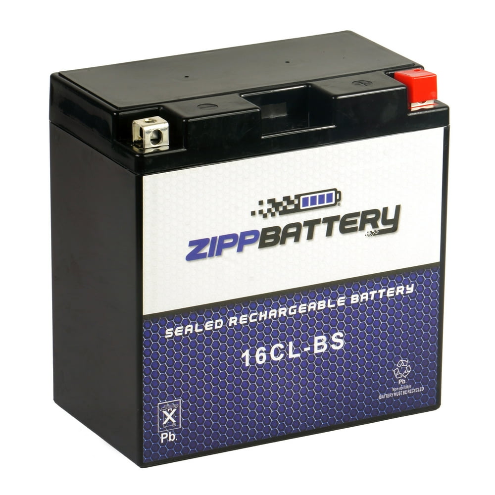 Zipp Battery YTX16-BS (16-BS 12 Volt,14 Ah, 230 CCA) High Performance ...