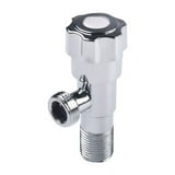 Alloy Hot and Cold Water Inlet Valve Bathroom Water Heater Stop Valve ...