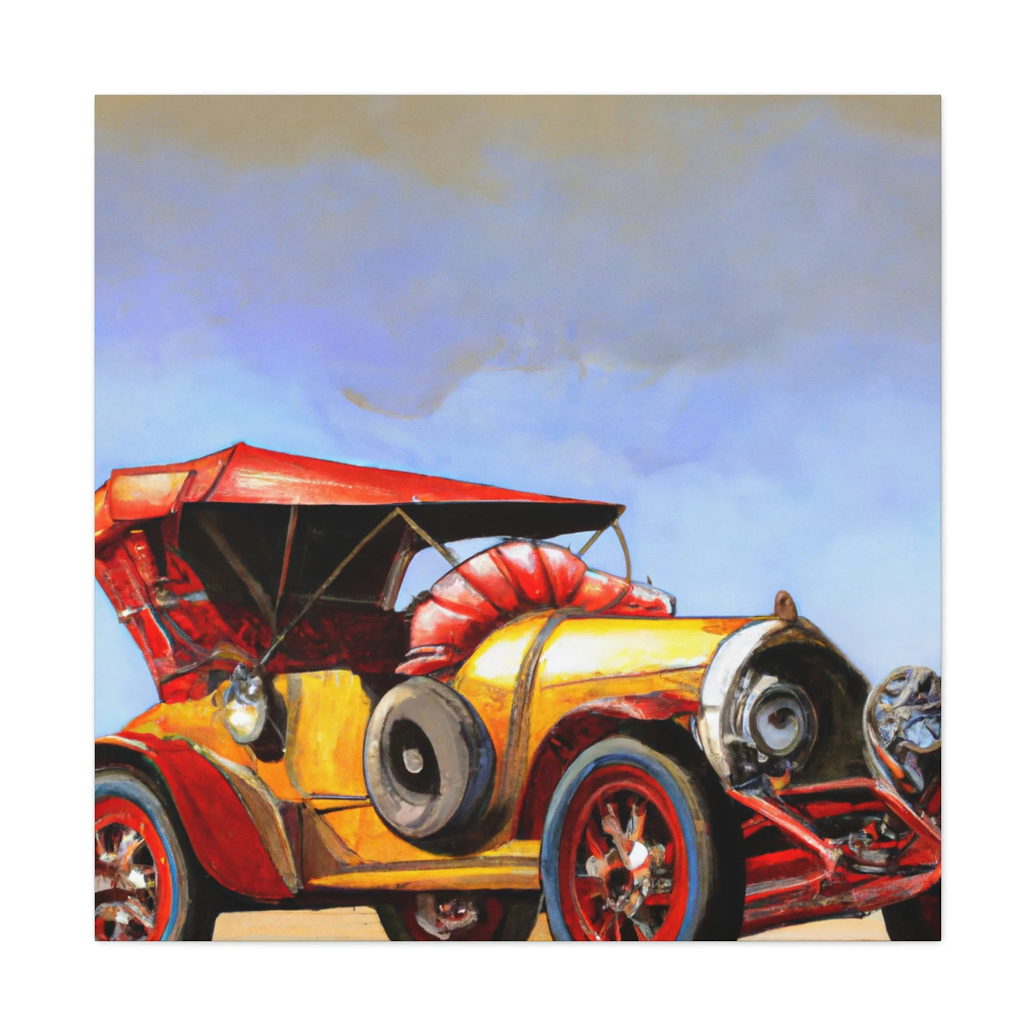 Classic Automobile Splendour - Canvas - Walmart.com