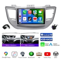 Eforcase 2+32GB Car Stereo Radio for Honda Vezel XRV HR-V 2014-2019 ...