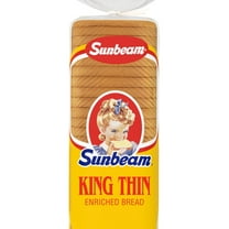 Sunbeam King Thin Bread, 20 oz, White White Bread, Bag - Walmart.com