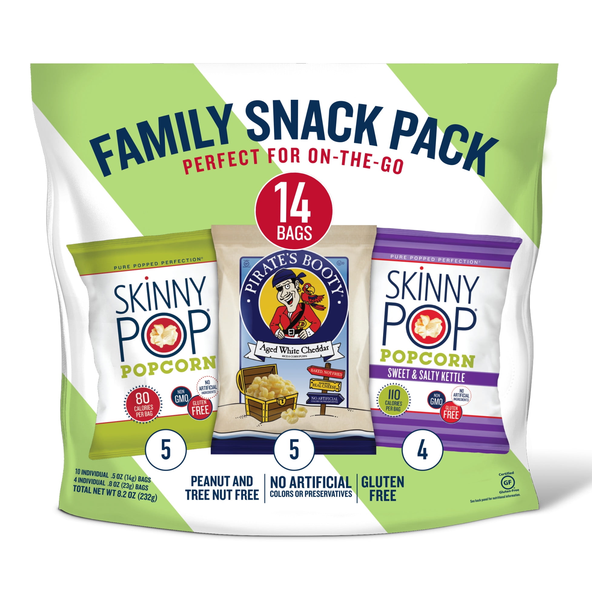 SkinnyPop Pirate s Booty Family Snack Pack 14ct Snack Sized Bags SkinnyPop Pirate s Booty Family Snack Pack 14ct Snack Sized Bags