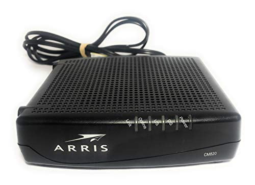 ARRIS CM820A Cable Modem DOCSIS 3.0 (Latest Version - 1 Step Activation ...
