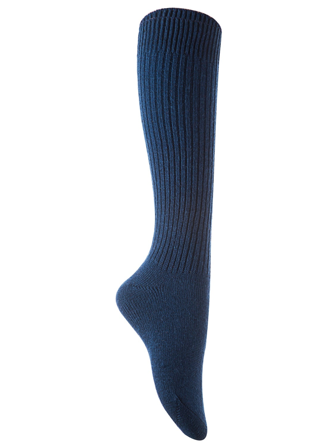 Lian Style Women's 4 Pairs Knee-high Knitted Wool Socks Stripped FS05 ...