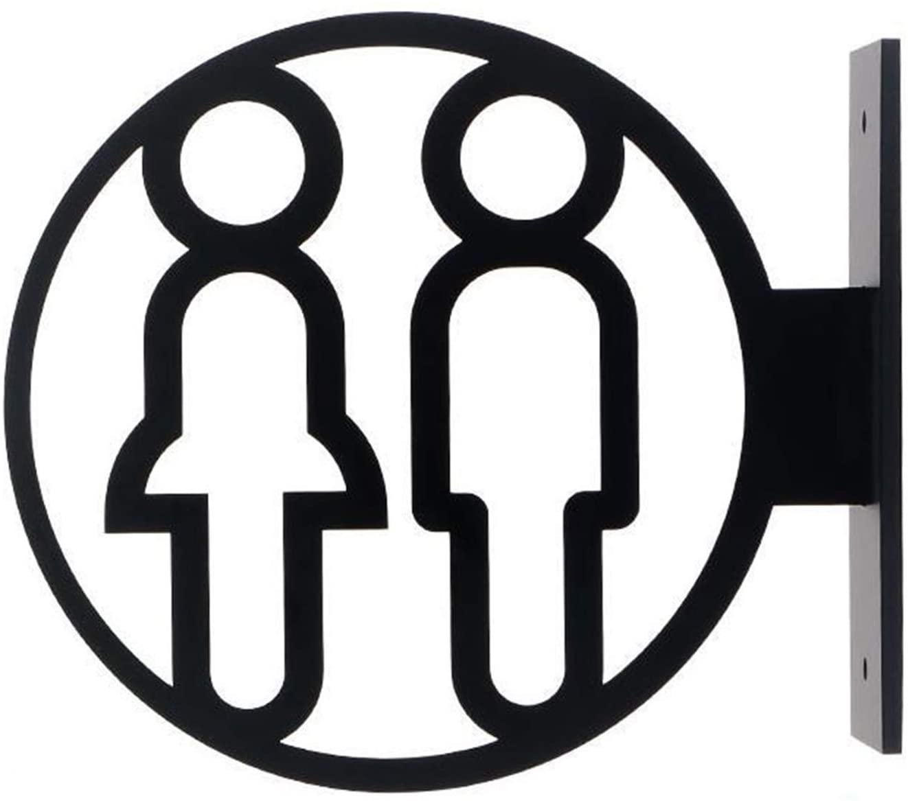 Bathroom Sign Board Dressing Room Guide Wall Mounted Toilet Sign ...