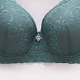 Bixock Push Up Bras for Women Solid Color Lace Clean Finish Underwire ...