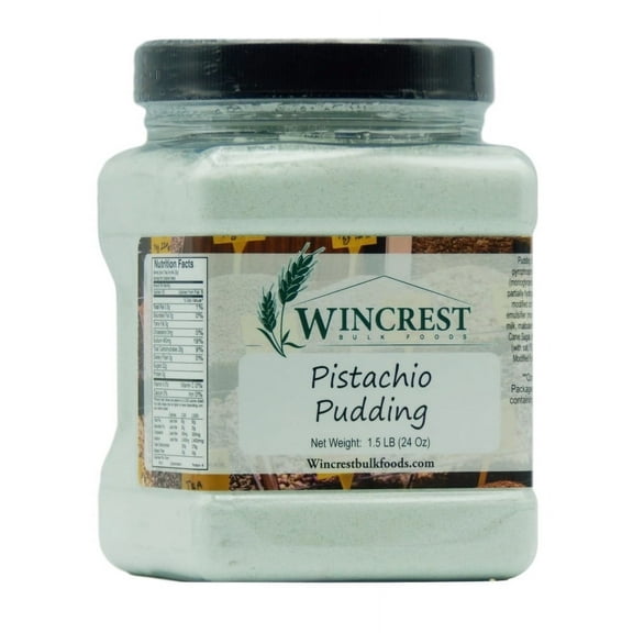 Wincrest Bulk Foods Pistachio Instant Pudding Mix, Smooth Texture, Rich ...