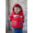 Disney Pixar Cars Lightning McQueen Little Boys Zip Up Puffer Jacket ...