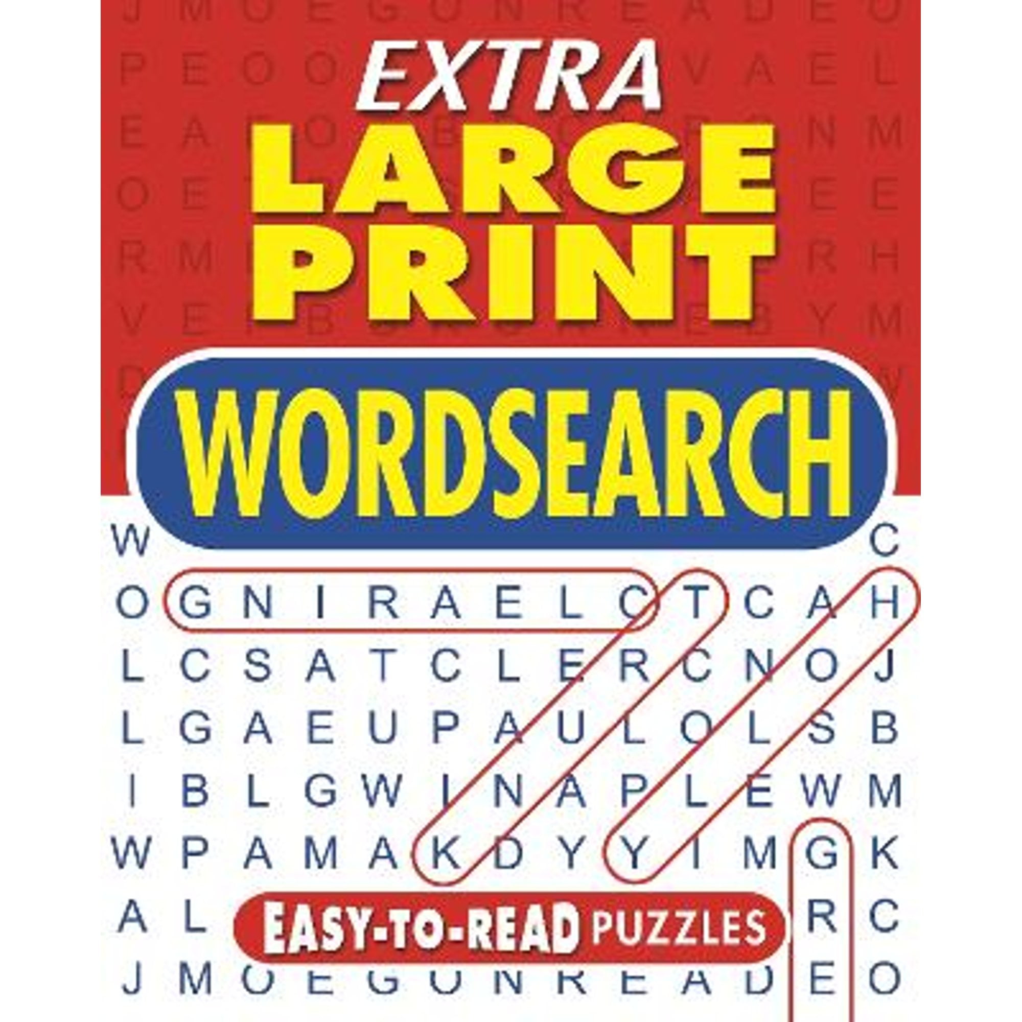 Pre-Owned Extra Large Print Wordsearch: Easy-to-Read Puzzles (Paperback ...