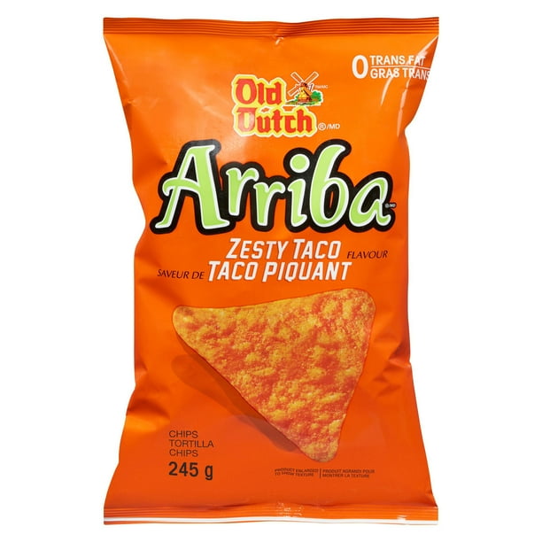 Old Dutch Arriba Zesty Taco Tortilla Chips, 245g - Walmart.ca