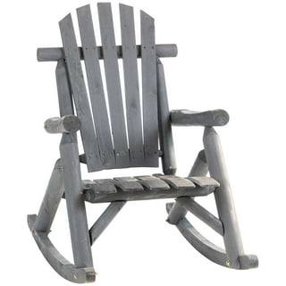 Leigh Country Char-log Porch Rocker Chair - Walmart.com