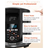 NuWave Duet Multifunction Air Fryer & Pressure Cooker with SS Pot and ...