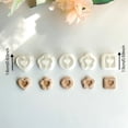 5-Piece Heart Shape Polymer Clay Mold Set, Valentine's Day Collection ...