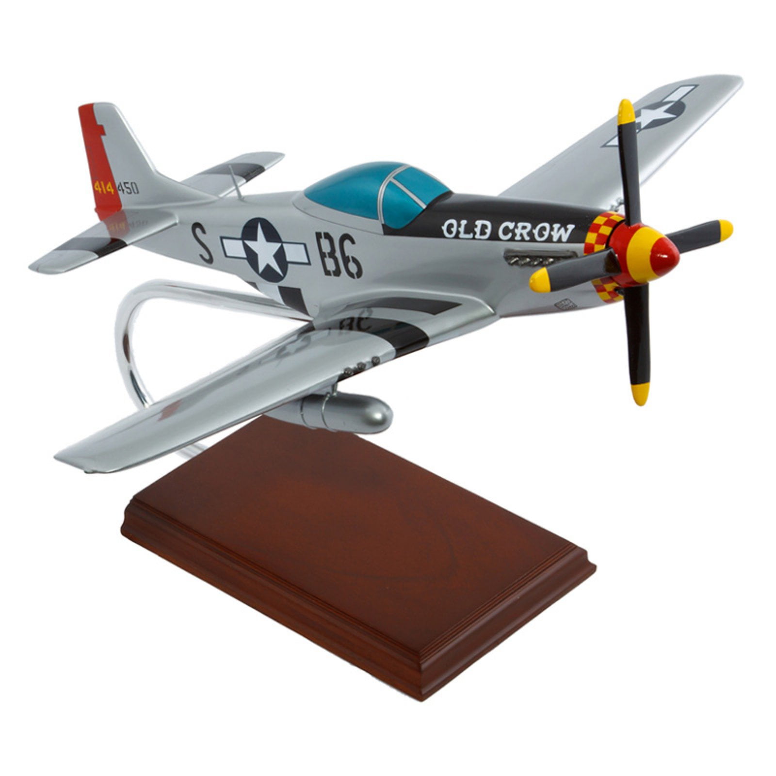Daron Worldwide P-51D Mustang Old Crow Model Airplane - Walmart.com