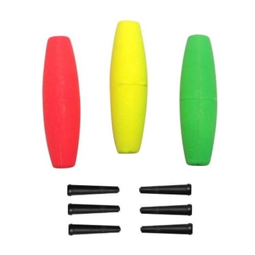 Comal Tackle Cigar Peg Slotted Float, Assorted Colors, 2.5", 5 ct ...