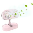 RoamHome Portable Desk Fan Small Quiet Desktop Mini Fan, Retractable ...