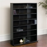 "Pemberly Row Media Tower: 46"" Multimedia Storage Rack in Cinnamon ...