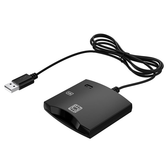 TSV USB-C CAC Smart Card Reader, DOD Military ID Chip Card Adapter ...