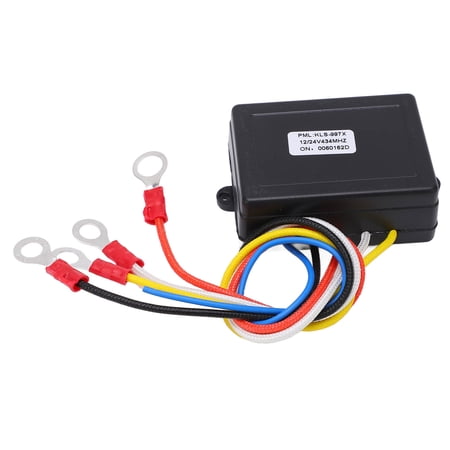 Wireless Winch Remote Control, 75ft Range 12V 24V Universal 434MHZ ...