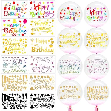 200 Pcs Happy Birthday Gift Tags Stickers,Happy Birthday to Name ...