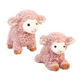 Adorable Simulation Lamb Plush Toy-Soft Fluffy Stuffed Sheep Doll ...