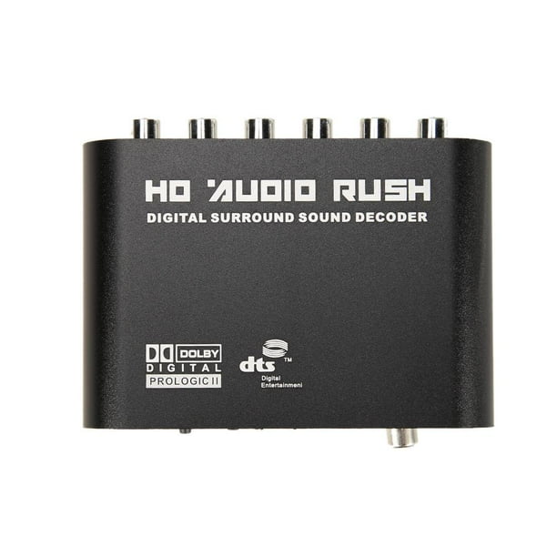 HonHaione DTS AC3 5.1 CH SPDIF Coaxial Audio DTS/AC-3 to 5.1 Analog ...