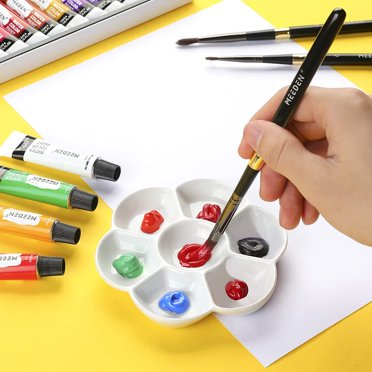 Richeson Tempera Cakes and Sets - 12 Tier Tempera Rack with 12, 8-Color ...