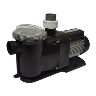 AQUA PULSE 5,500 GPH Inline External Water Pump with Strainer Basket ...