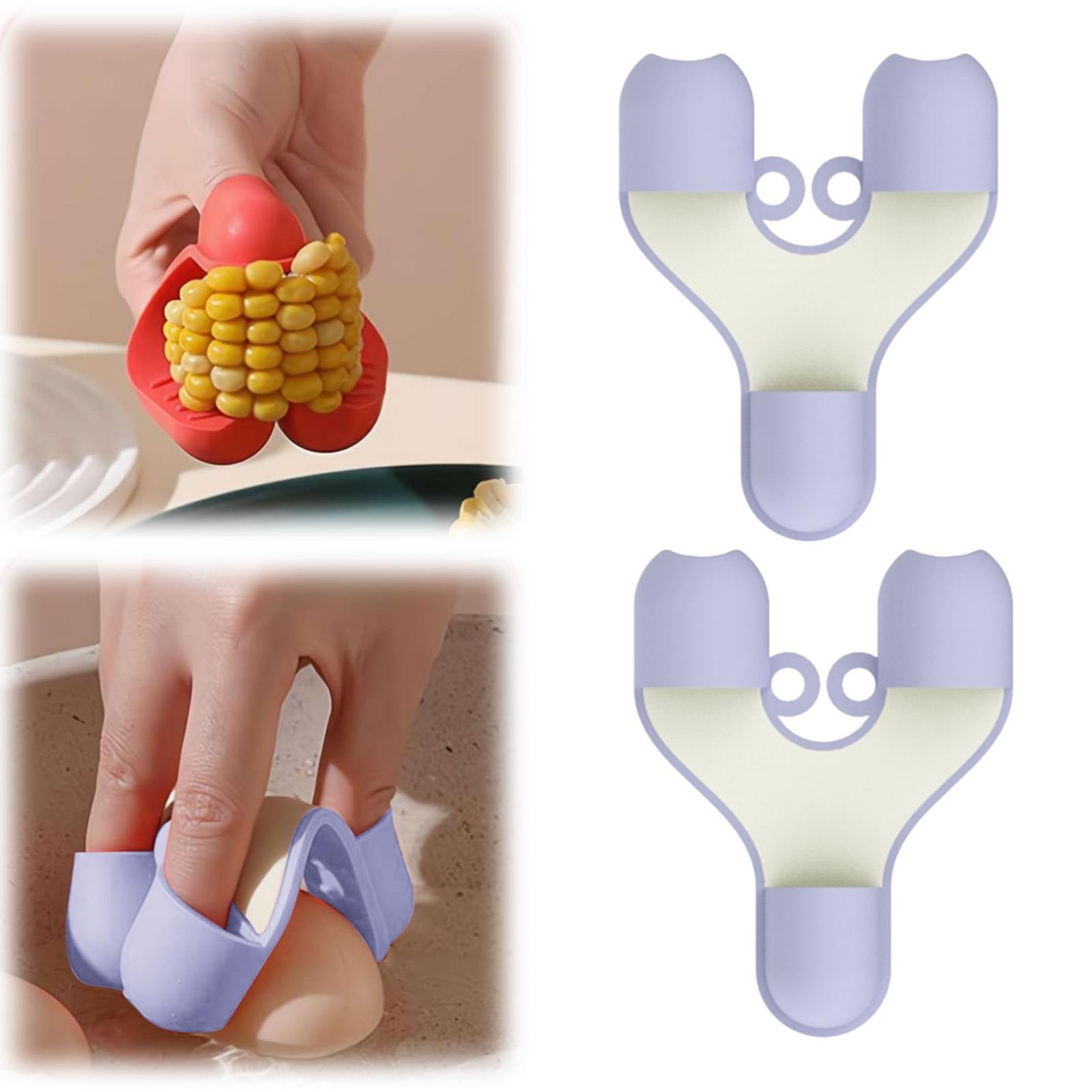 Click here for Cosmug 2pcs Heat-Resistant Silicone Finger Tongs n... prices