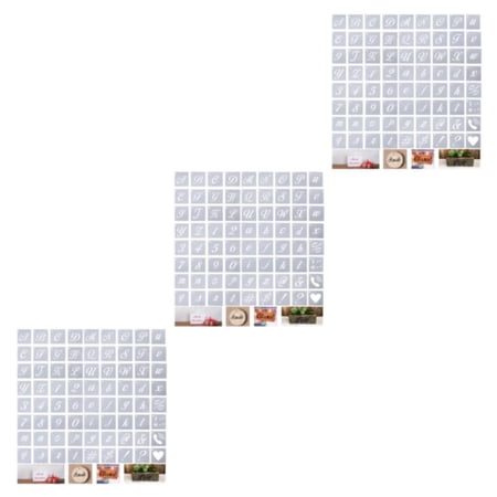Becaristey 72pieces Versatile Stencils Set Easy Operation Wide ...