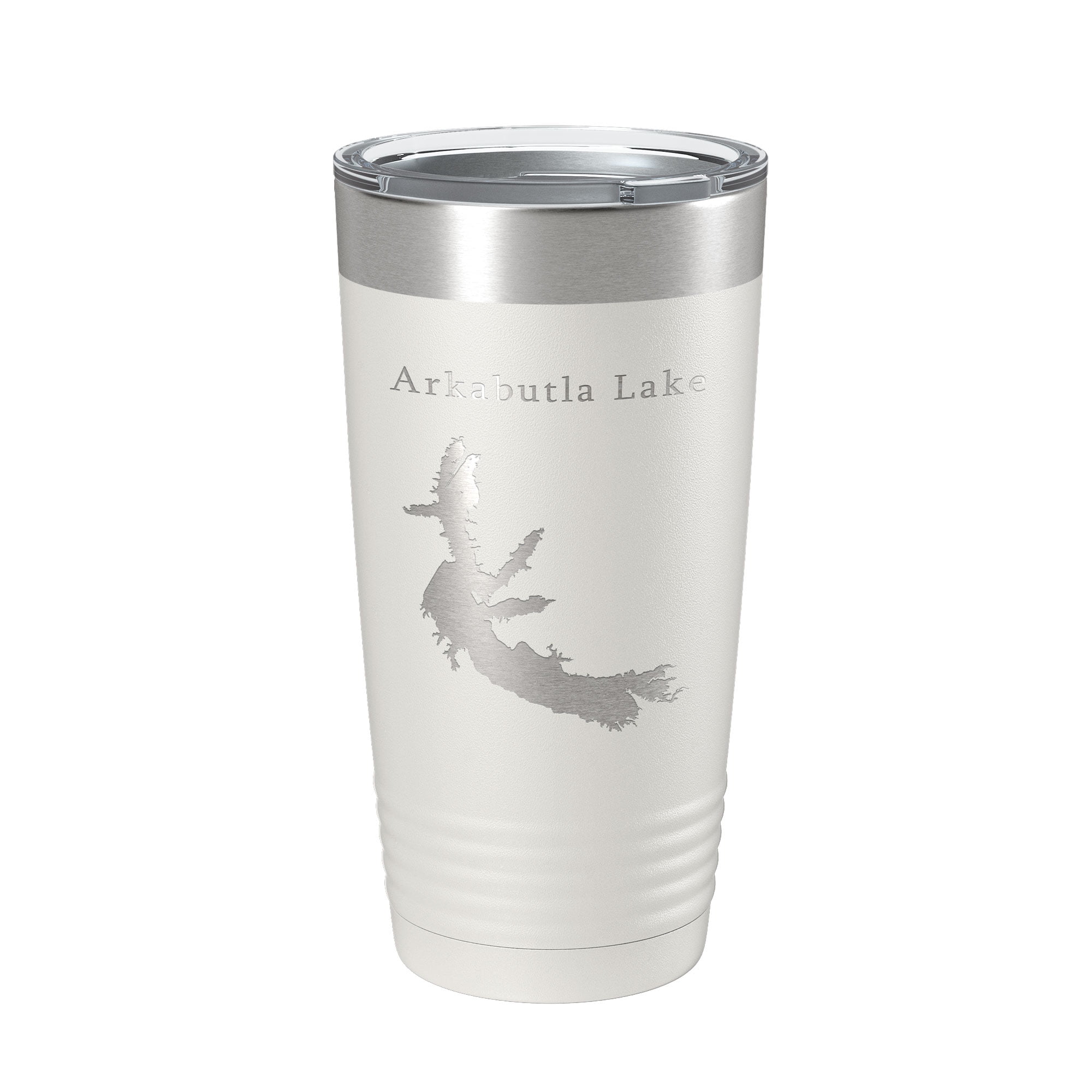 Arkabutla Lake Map Tumbler Travel Mug Insulated Laser Engraved Coffee ...