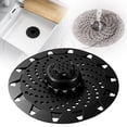 5 Inch Soft Dense Mesh Drain Catcher, Non Slip Trap For Shower Bathroom ...