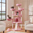 SmileMart 68.5"H Large Multilevel Cat Tree Tower with Condos and ...