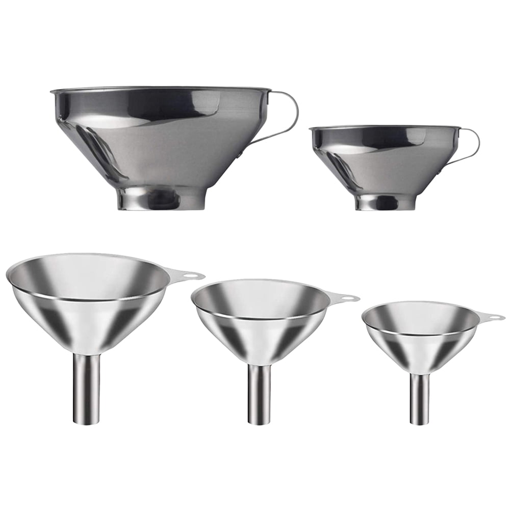 Click here for Oulii 5pcs Multi Purpose Silver Funnels For Kitche... prices