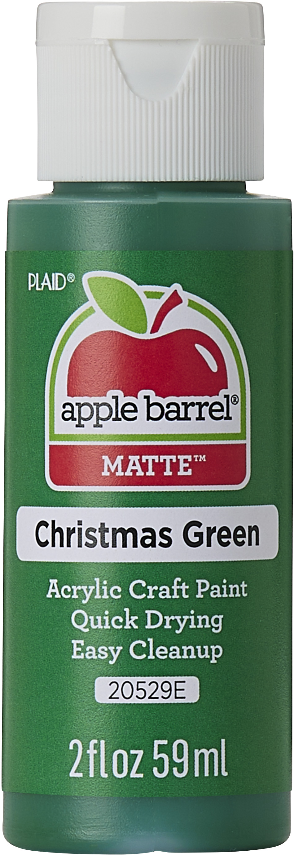 Apple Barrel Acrylic Craft Paint, Matte Finish, Christmas Green, 2 fl ...