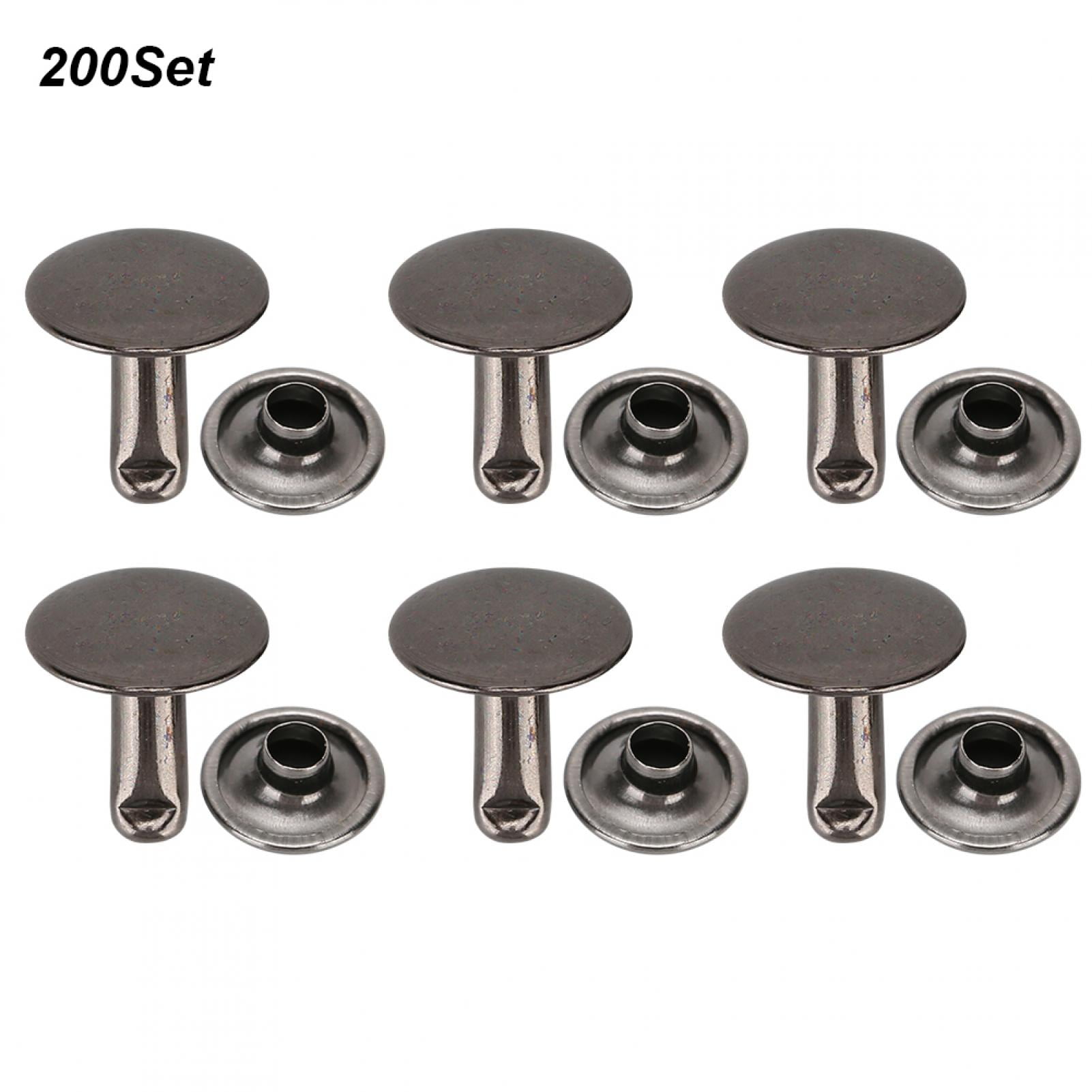 Double cap rivet is easy to install and use without other special ...