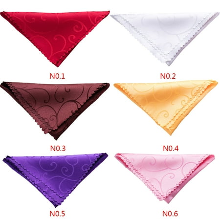 Polyester Table Ornamental Napkins Party Serviettes Dinner Wedding ...