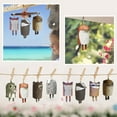Rustic Wind Chime Decor - Handcrafted Resin Hanging Ornament for ...