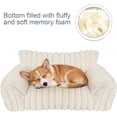 Cute Dog Cat Couch for Medium Large Dogs,Fluffy Pet Sofa Dog Couch Bed ...