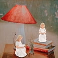 Guardian Angel Figurines Reading Angel Sculpted Hand-Painted Wisdom ...