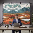 10x8ft Photo Backdrop, River Valley Soft Polyester Backdrop Curtains ...