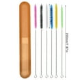 6/8/12Pieces Reusable Straw Cleaners With Nylon Bristles Straw Brush ...