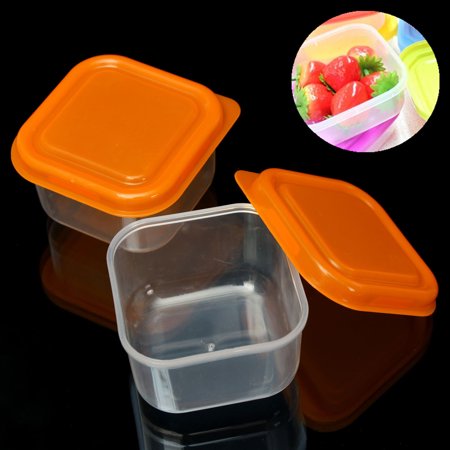 10Pcs Reusable Plastic Food Sweet Storage Containers Organizer Box Set ...