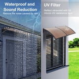 Zimtown 78"X37.4" Awning Outdoor Patio Rain Cover Garden Eaves Canopy ...