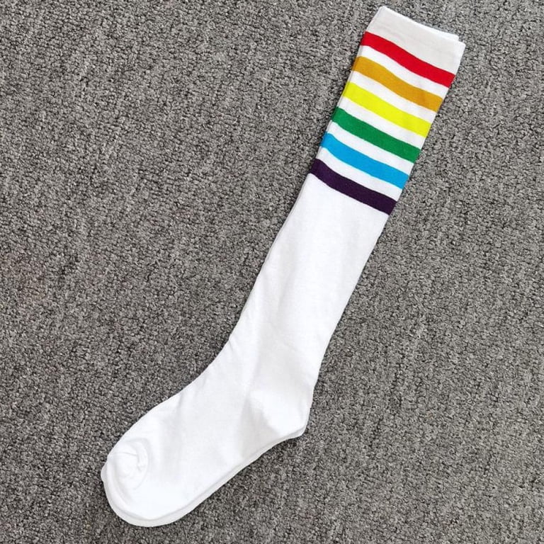 Cute Pics Of Girl In Rainbow Socks