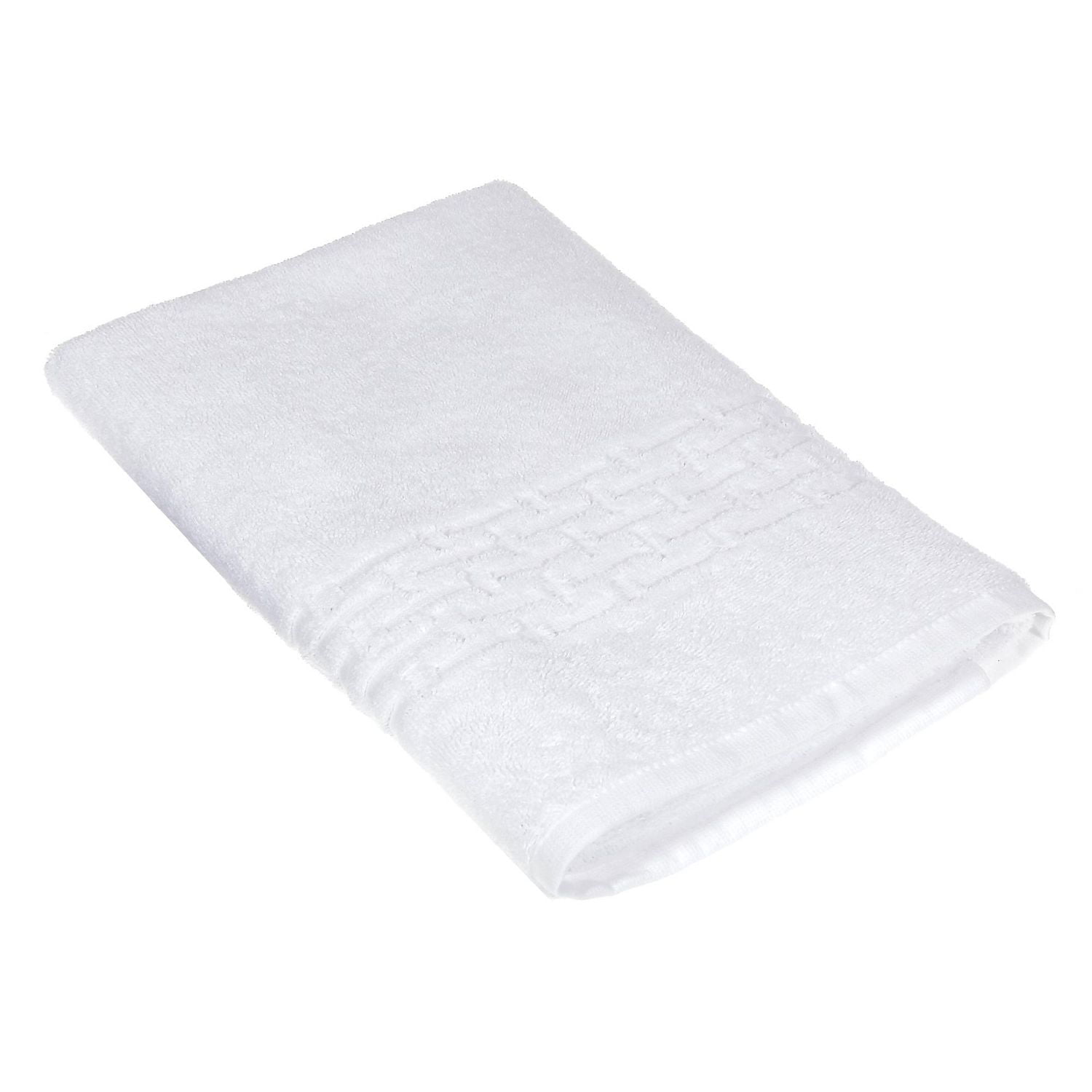 Click here for Ih Casadécor Basketweave Bath Towel (27 X 50) (Whi... prices