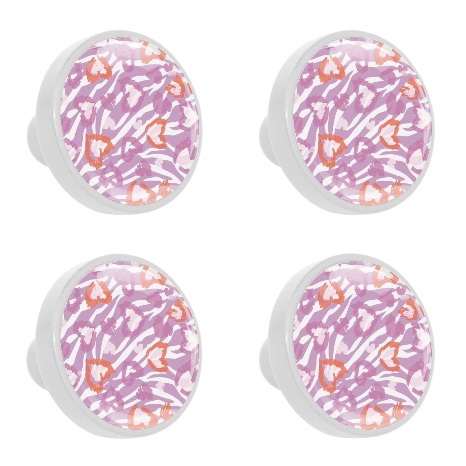 4 Pcs Animal Skin Pattern Knobs for Kitchen Cabinet Cupboard Dresser ...