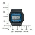 Casio Men's F105W-1A Illuminator Digital Sport Watch, Black Resin Band ...